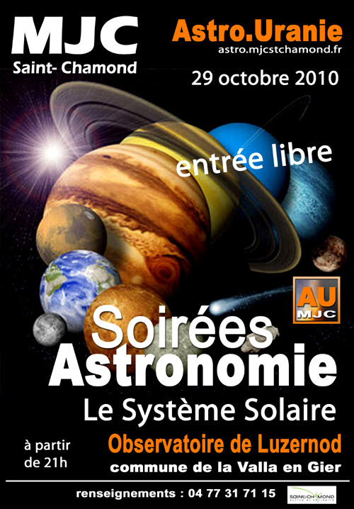 Club Astro.Uranie » Soirée d’observation – le système solaire